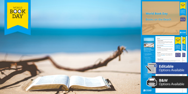 FREE! - Books on the Beach Lesson Pack | World Book Day | Beyond