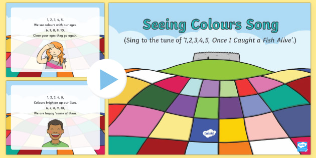 Seeing Colours Song PowerPoint (teacher made)