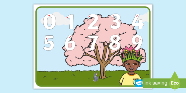 👉 Spring-Themed Number Formation Activity (teacher made)
