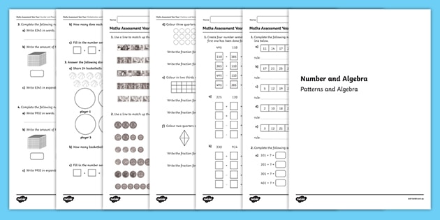 Year 4 Number and Algebra Assessment Pack Assessment Pack