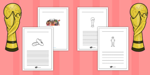 Womens Football World Cup 2015 Writing Frames - writing frames