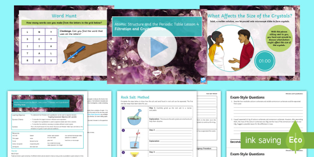 crystallisation gcse