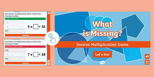 What is Missing? Inverse Multiplication Interactive Game