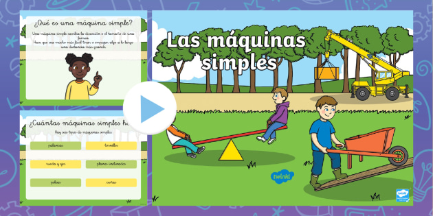 Hojas De Trabajo Sobre Máquinas Simples Para Niños En Edad Preescolar