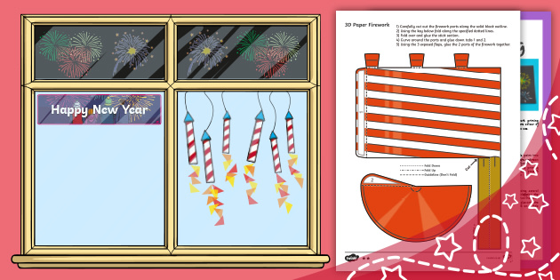 New Year Window Display