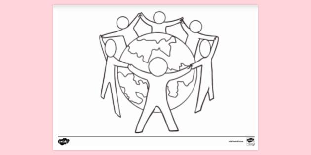 FREE! - World Colouring Sheet | Colouring Sheets