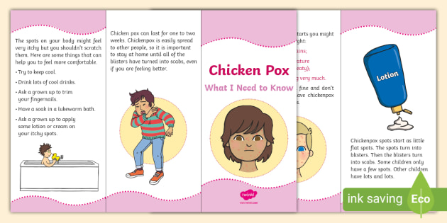 KS1 Chicken Pox Information Leaflet (teacher made)