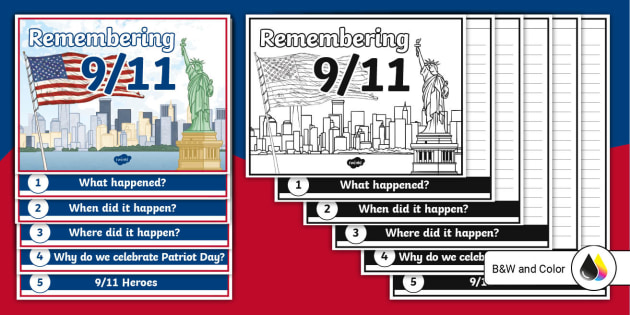 FREE Remembering 9/11 Flipbook (teacher made)