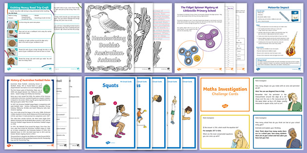 FREE! - Year 4 Home Learning Resource Pack | Australian Curriculum