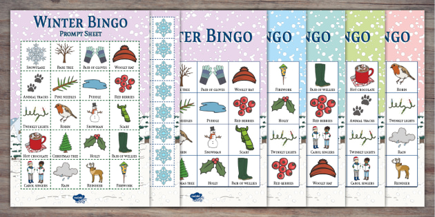 * NEW * Winter Bingo Game Printable | Twinkl Party