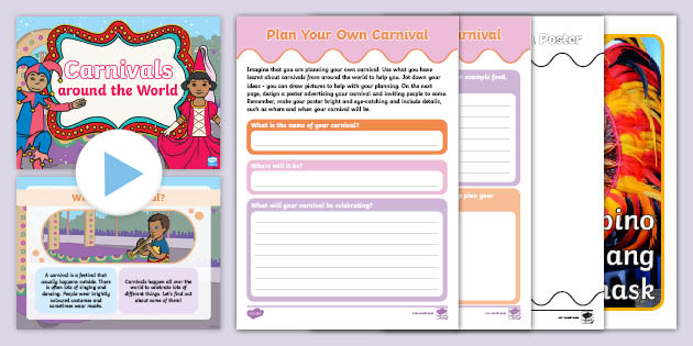 KS1 Carnivals Around the World Resource Pack (teacher made)
