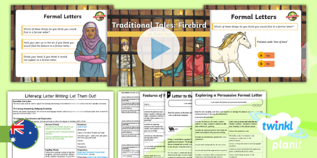 Year 5 Firebird: Letter Writing (1) Lesson (teacher made)