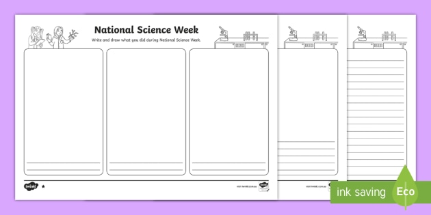 FREE! - National Science Week 2019 Description Differentiated Worksheets