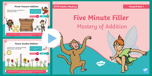 EYFS Maths Mastery: Five Minute Filler Addition (30-50 & 40-60 Months) EYFS Maths Mastery: Five Minute Filler Addition (30-50 & 40-60 Months)