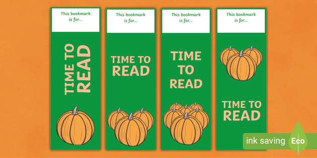 FREE! - Printable Pumpkin Bookmarks | Halloween Resources | Gifts
