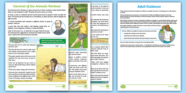 PE at a Safe Distance: Carnival of the Animals