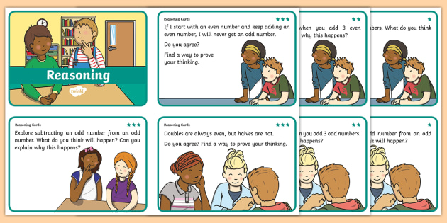 I Wonder Why? Reasoning Maths Challenge Cards