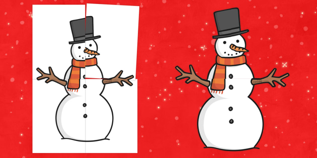 FREE! - Extra Large Display Snowman Cut-Out - Christmas, xmas, snowman ...