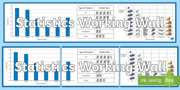 LKS2 Statistics Working Wall Display Banner (teacher made) LKS2 Statistics Working Wall Display Banner (teacher made)
