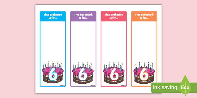 FREE! - 👉 Personalised Birthday Bookmarks | Kindergarten - Resources ...
