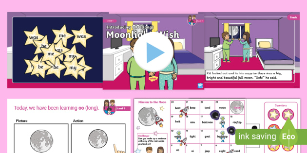 'oo' (long) Phonics Lesson Pack (teacher made)