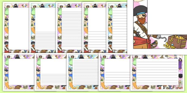 Magical Worlds Page Borders (teacher made)