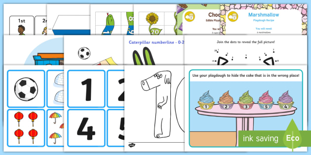 Number Ordering EYFS Resource Pack for Childminders