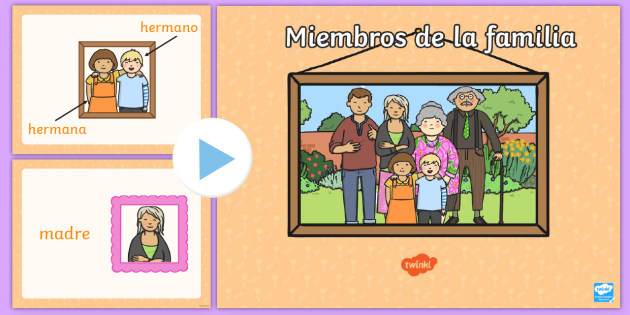 Presentación: Los miembros de la familia