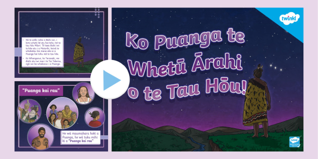 Ngā Kōrero e hāngai ana ki a Puanga. PowerPoint on Puanga.