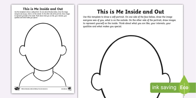 This is Me Inside and Out Activity Sheet (teacher made)