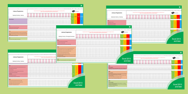 Literacy Progressions Spreadsheet - Year 3 - Australia