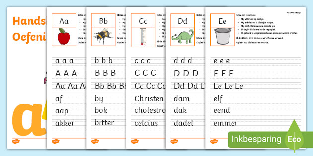 FREE! - ABC Handskrif Boekie (teacher made)