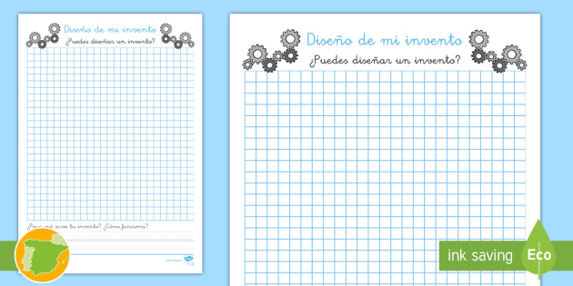 Ficha de actividad: Diseño de mi invento (teacher made)