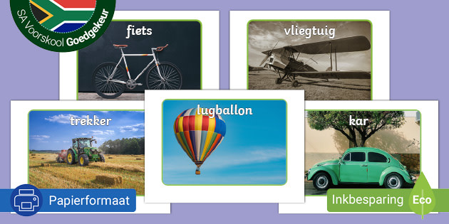 Vervoer: Vertoonfoto's (Teacher-Made)