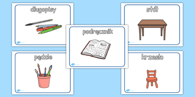 Materiały na gazetke Sala lekcyjna po polsku (teacher made)
