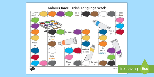 Seachtain na Gaeilge | Colours in Irish Game | Twinkl