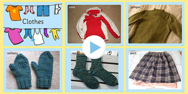 Clothing Photo PowerPoint (teacher made)