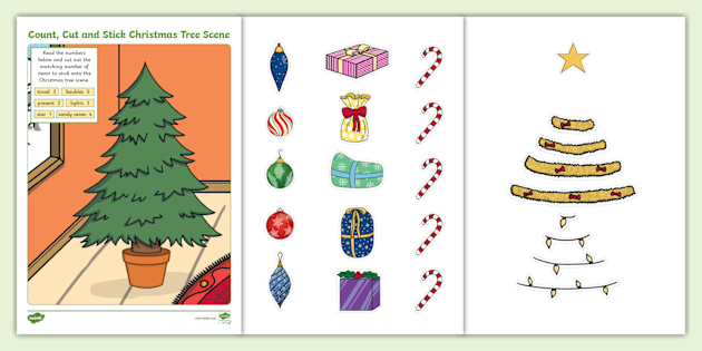 Christmas Tree Worksheet • Twinkl.com.au