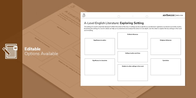 Analysing Setting in Literature | A Level | Beyond: Advanced