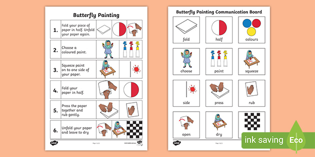 SEN Butterfly Painting Art and Craft Activity (teacher made)