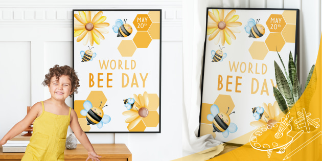 World Bee Day Poster | Twinkl Art Gallery (teacher made)