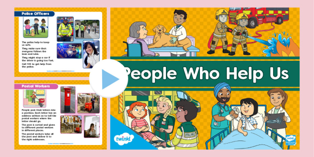 Who Keeps Us Safe in the Community PPT | People Who Help Us