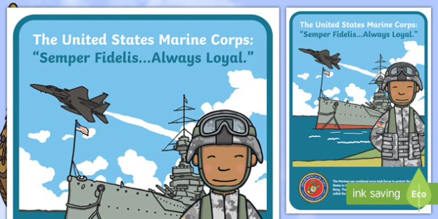 The United States Marine Corps Poster