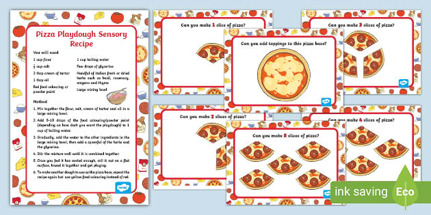 Pizza Playdough Resource Pack (teacher made)