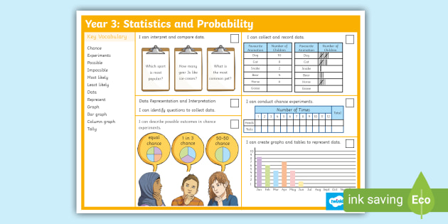 Year 3: Statistics and Probability Maths Knowledge Organiser