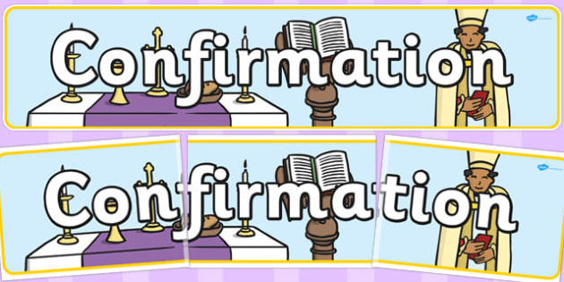 Confirmation Display Banner (teacher made)