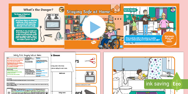 PSHE & Citizenship Safety First: Safety In The Home KS1 Pack