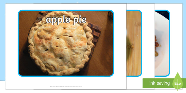 Winter Food Display Photos - ESL Winter Food Vocabulary