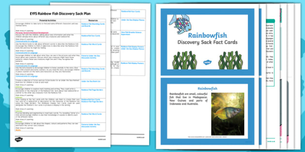 EYFS Discovery Sack Plan and Resource Pack to Support Teaching on ...