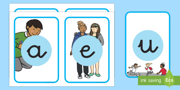 Tarjetas de vocales: Todo sobre mí
